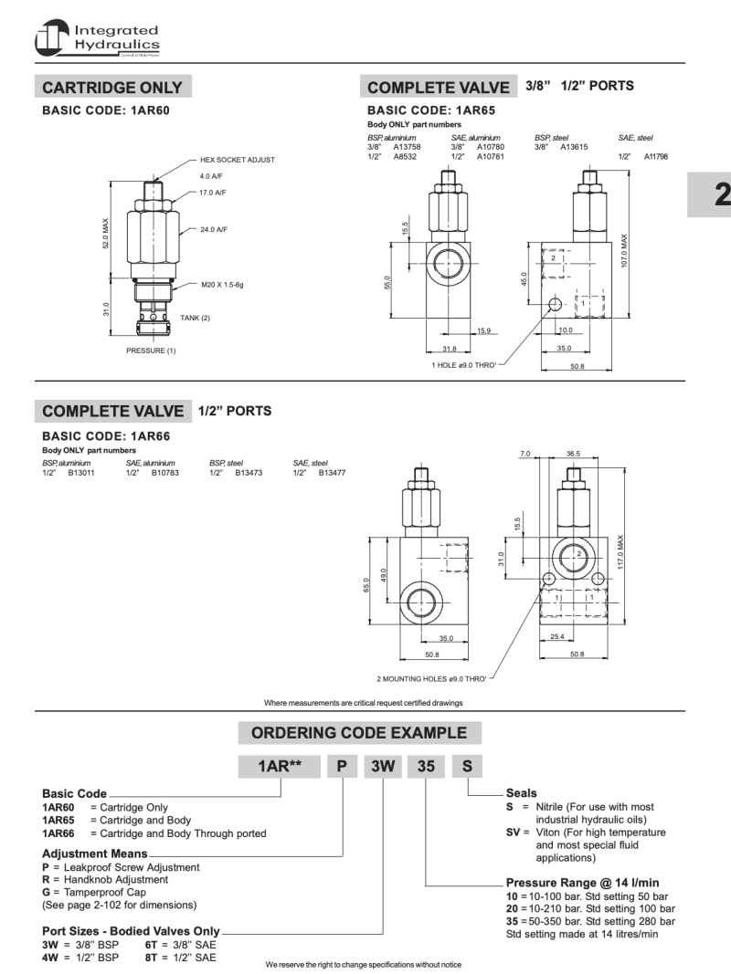 SP2A30AL Winner - Pneumatic Valve Store